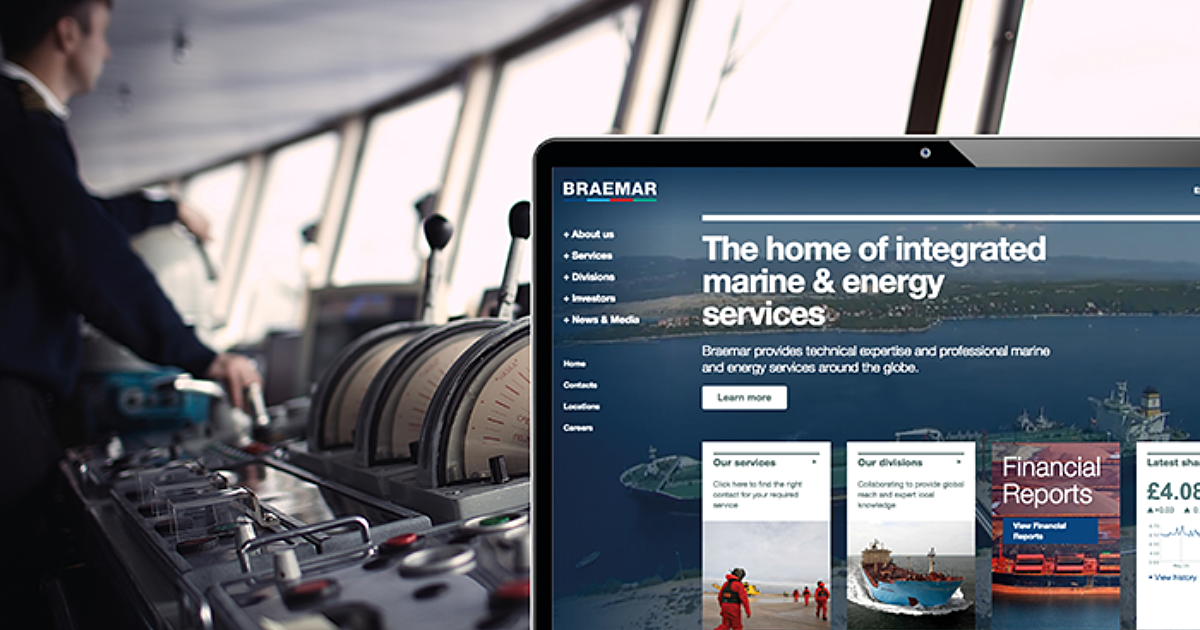Braemar Shipping: What comes first, site or content? | The MTM Agency
